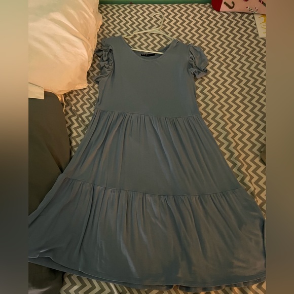 Amazon | Dresses | Amazon Super Cute Blue Dress | Poshmark